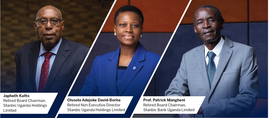 Stanbic Uganda bids farewell to three retiring board leaders | Stanbic Bank